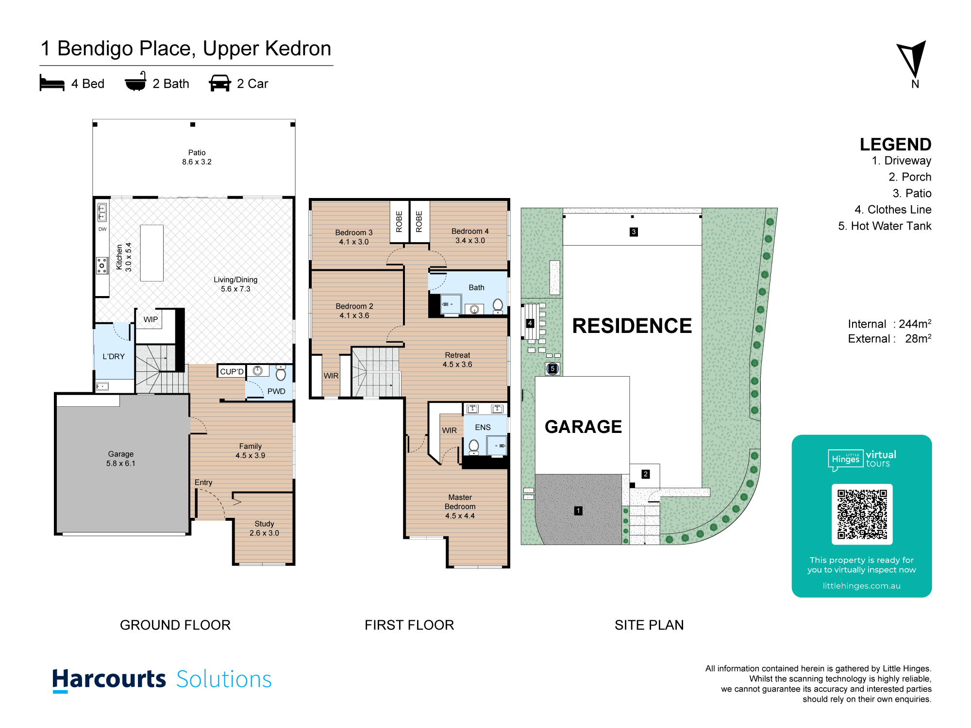 1 Bendigo Place, UPPER KEDRON, QLD 4055 - House Leased - harcourts.net