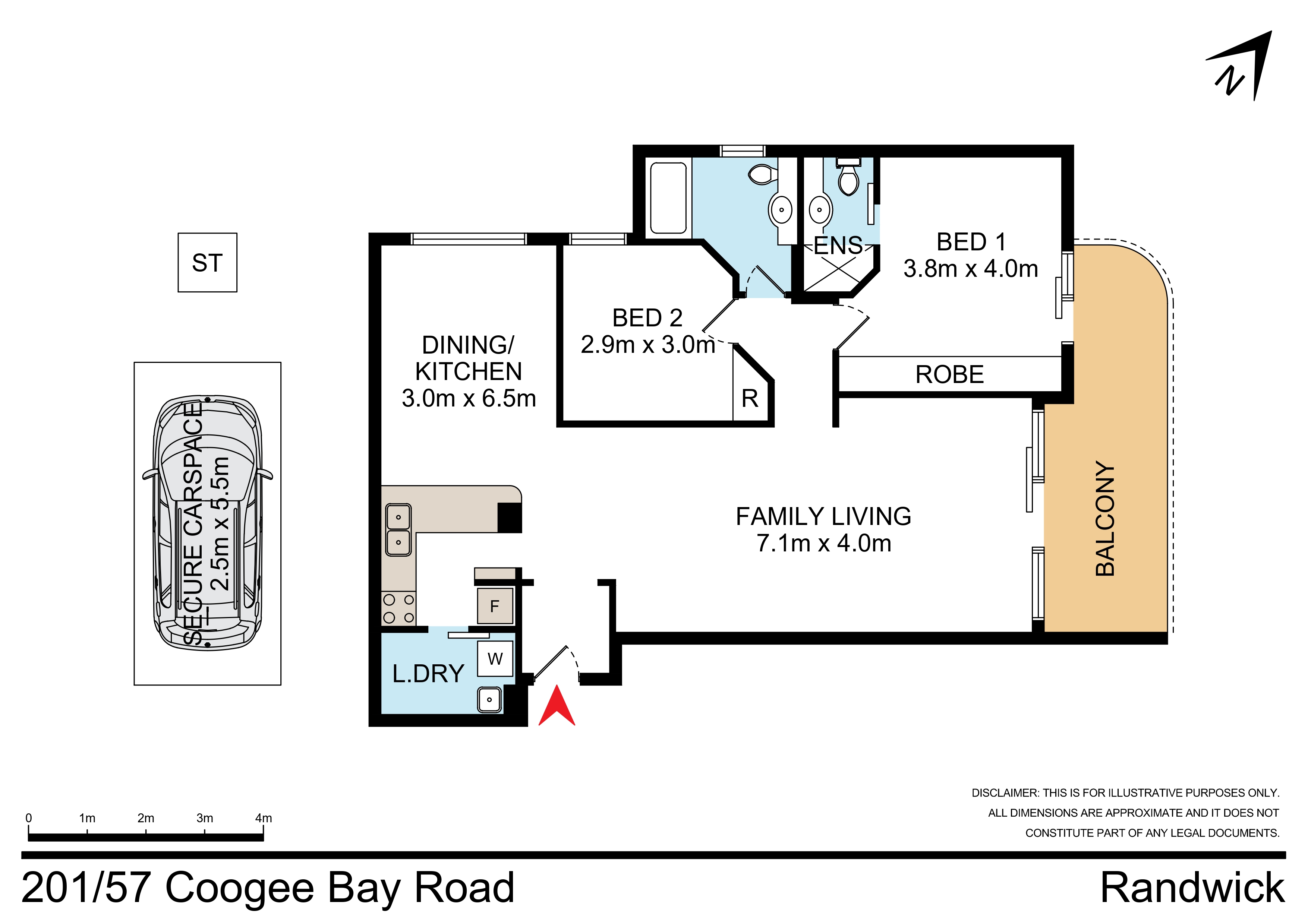 201/57-63 Coogee Bay Road, RANDWICK, NSW 2031 - Apartment Sold ...