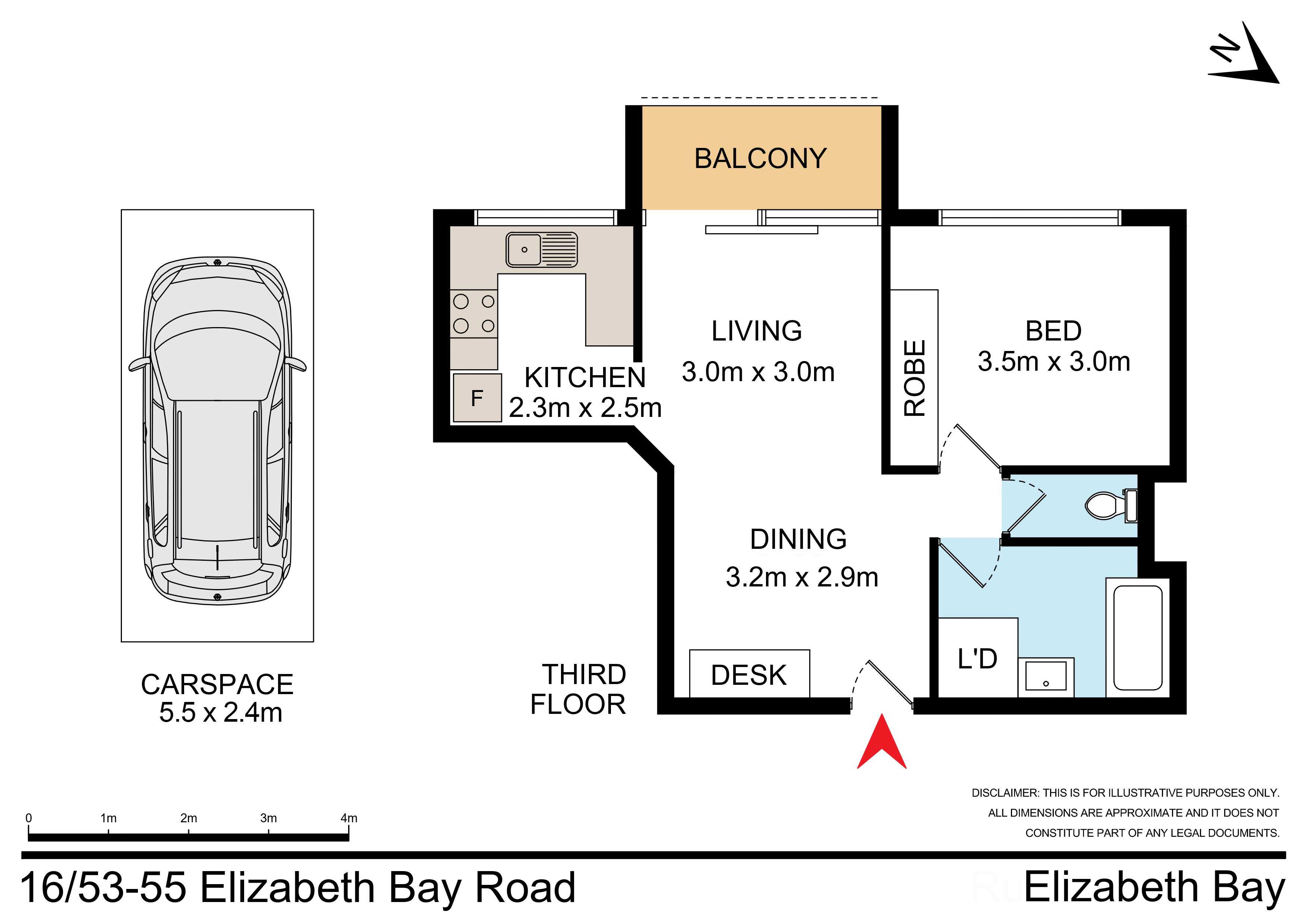16/53-55 Elizabeth Bay Road, ELIZABETH BAY, NSW 2011 - Apartment Sold ...