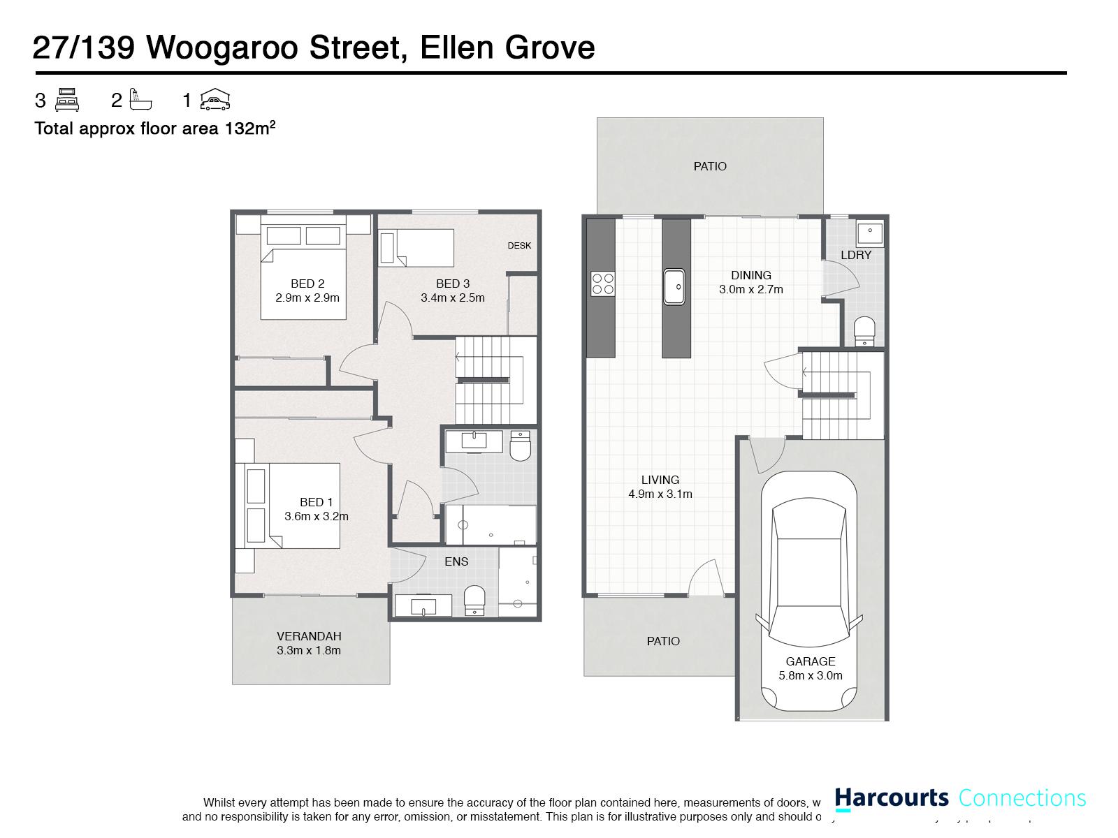 27/139 Woogaroo Street, ELLEN GROVE, QLD 4078 - Townhouse Sold ...