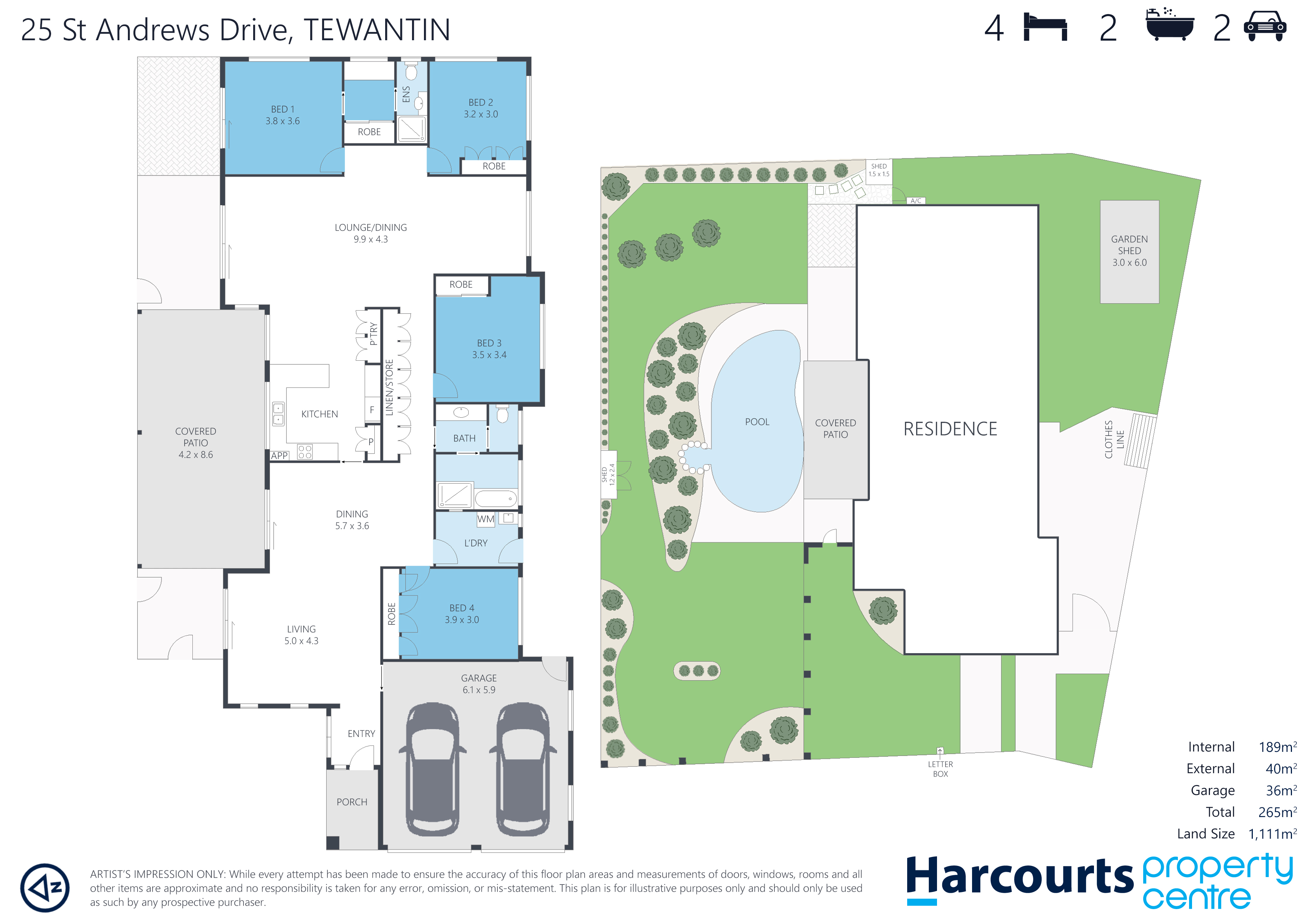 25 Saint Andrews Drive, TEWANTIN, QLD 4565 - House Sold - harcourts.net