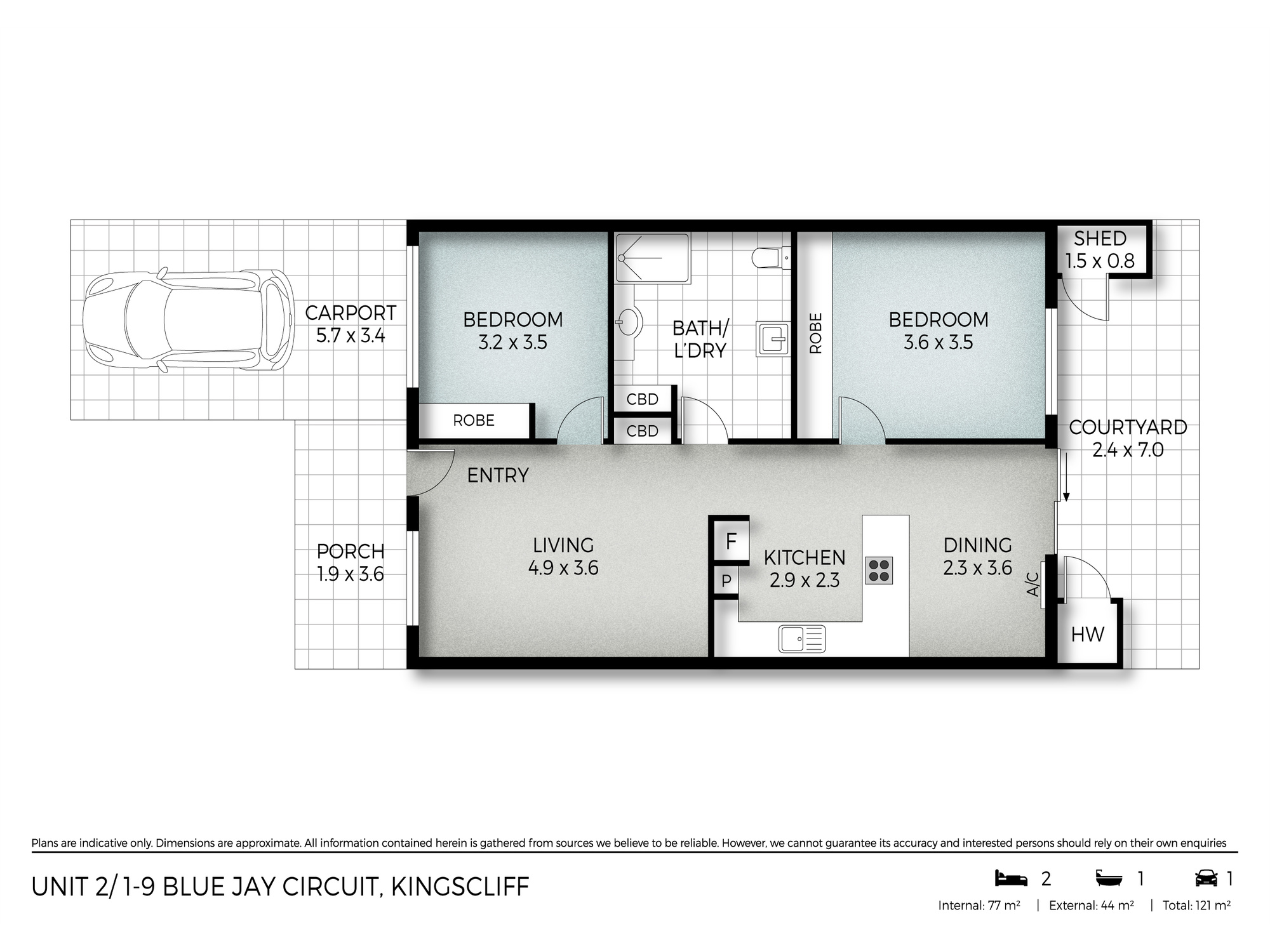 2/1-9 Blue Jay Ct, KINGSCLIFF, NSW 2487 - Retirement Sold - harcourts.net