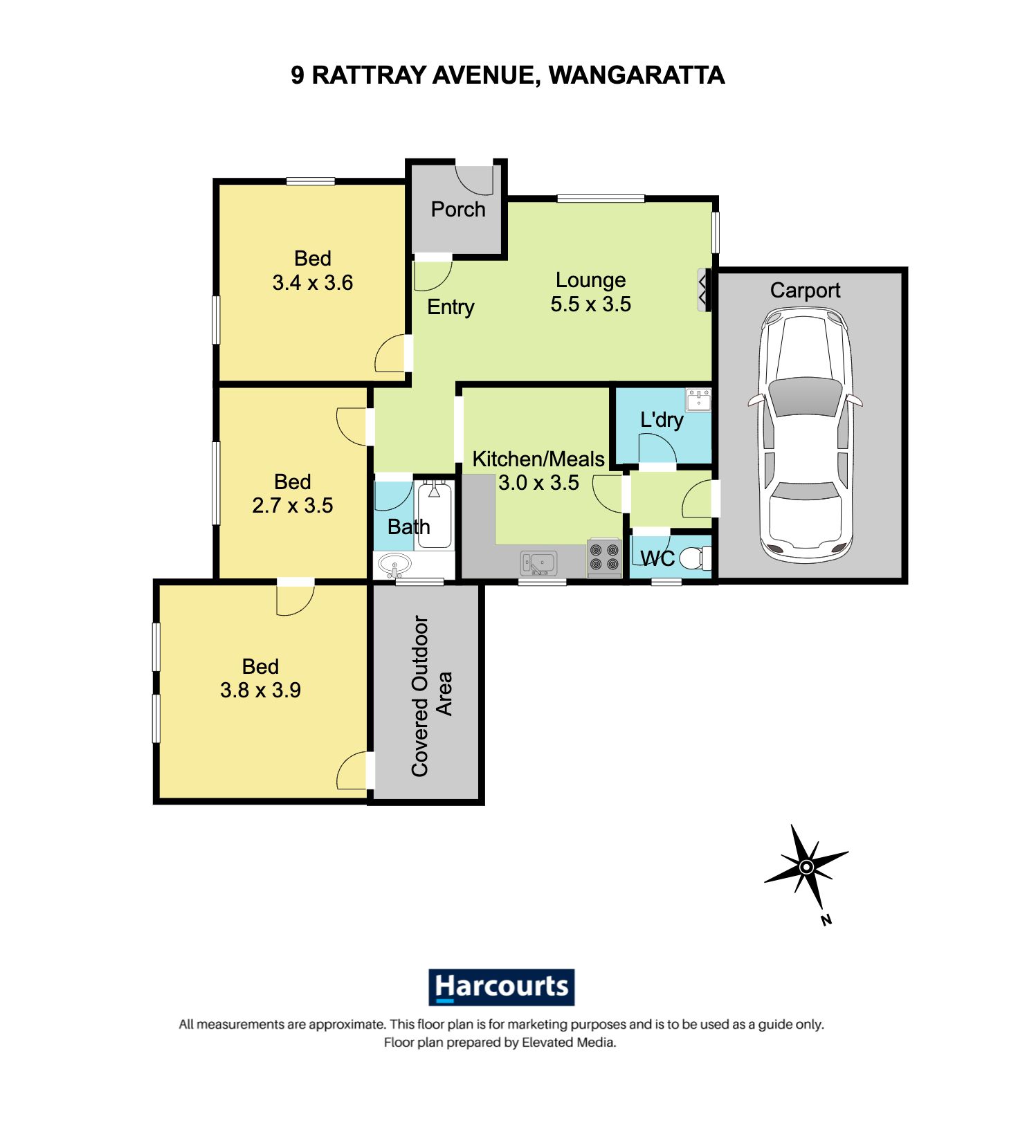 9 Rattray Avenue, WANGARATTA, VIC 3677 - House Sold - nutrien.harcourts.net