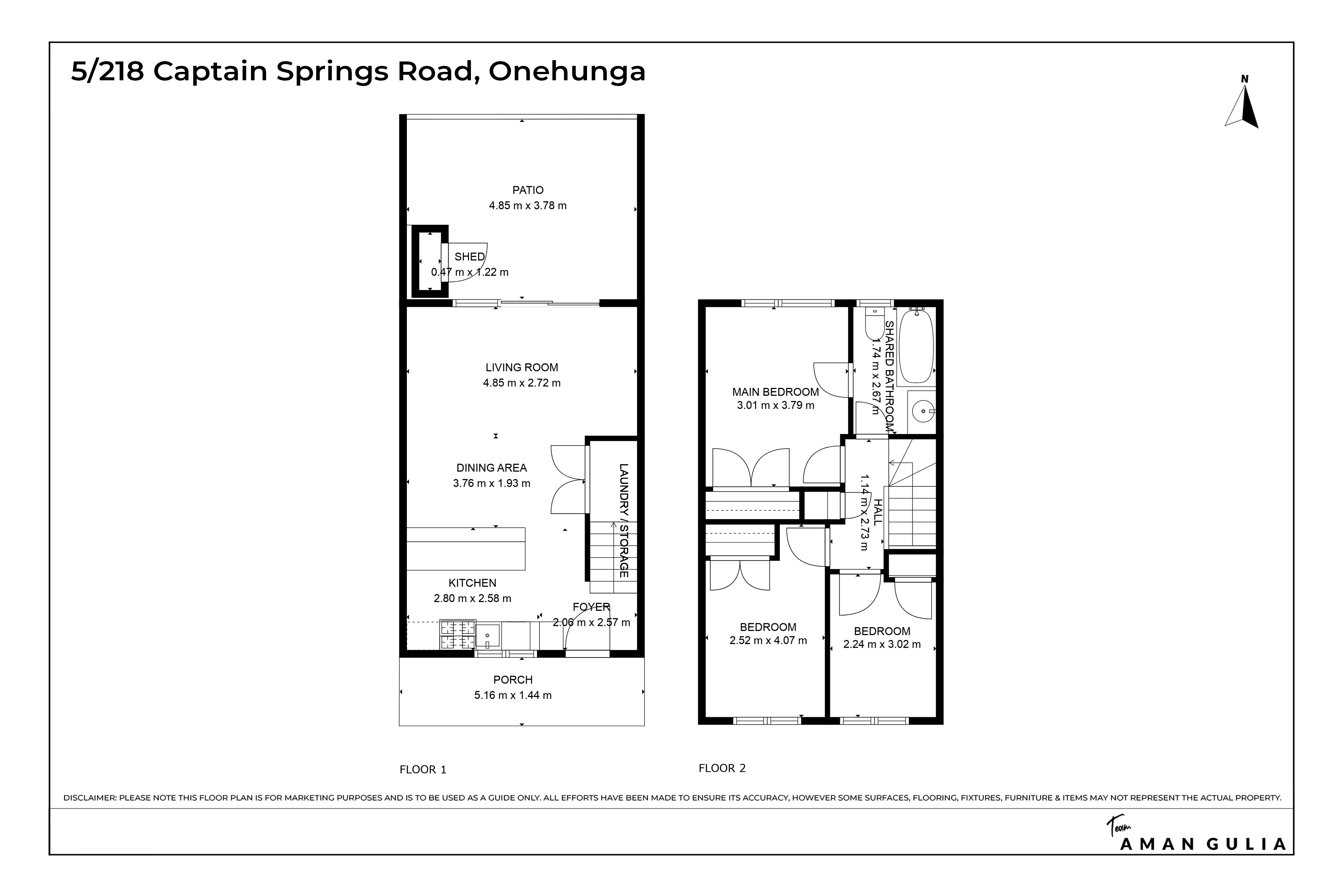 5/218 Captain Springs Road, Onehunga, NZ 1023 - Townhouse Sold ...