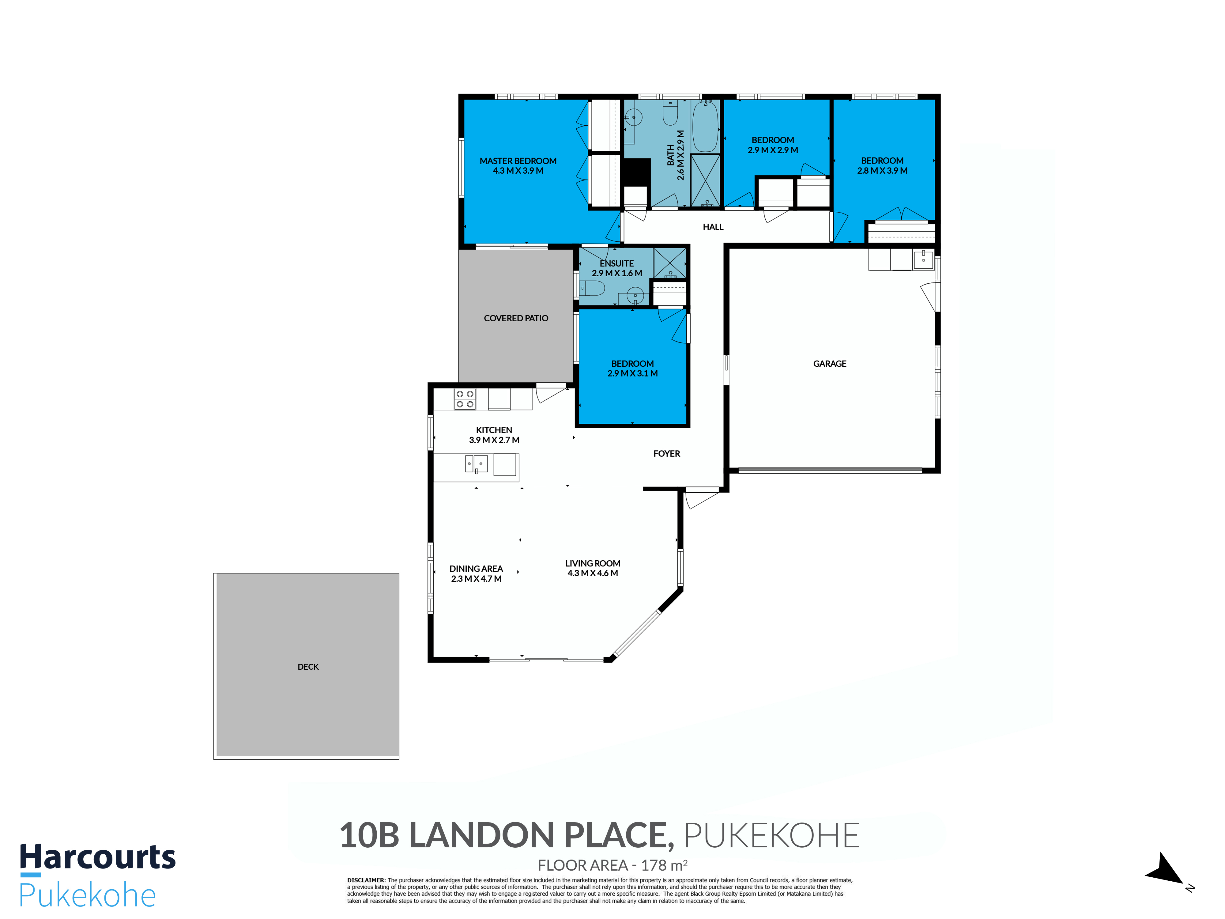 10b Landon Place, Pukekohe, NZ 2120 - House Sold - harcourts.net