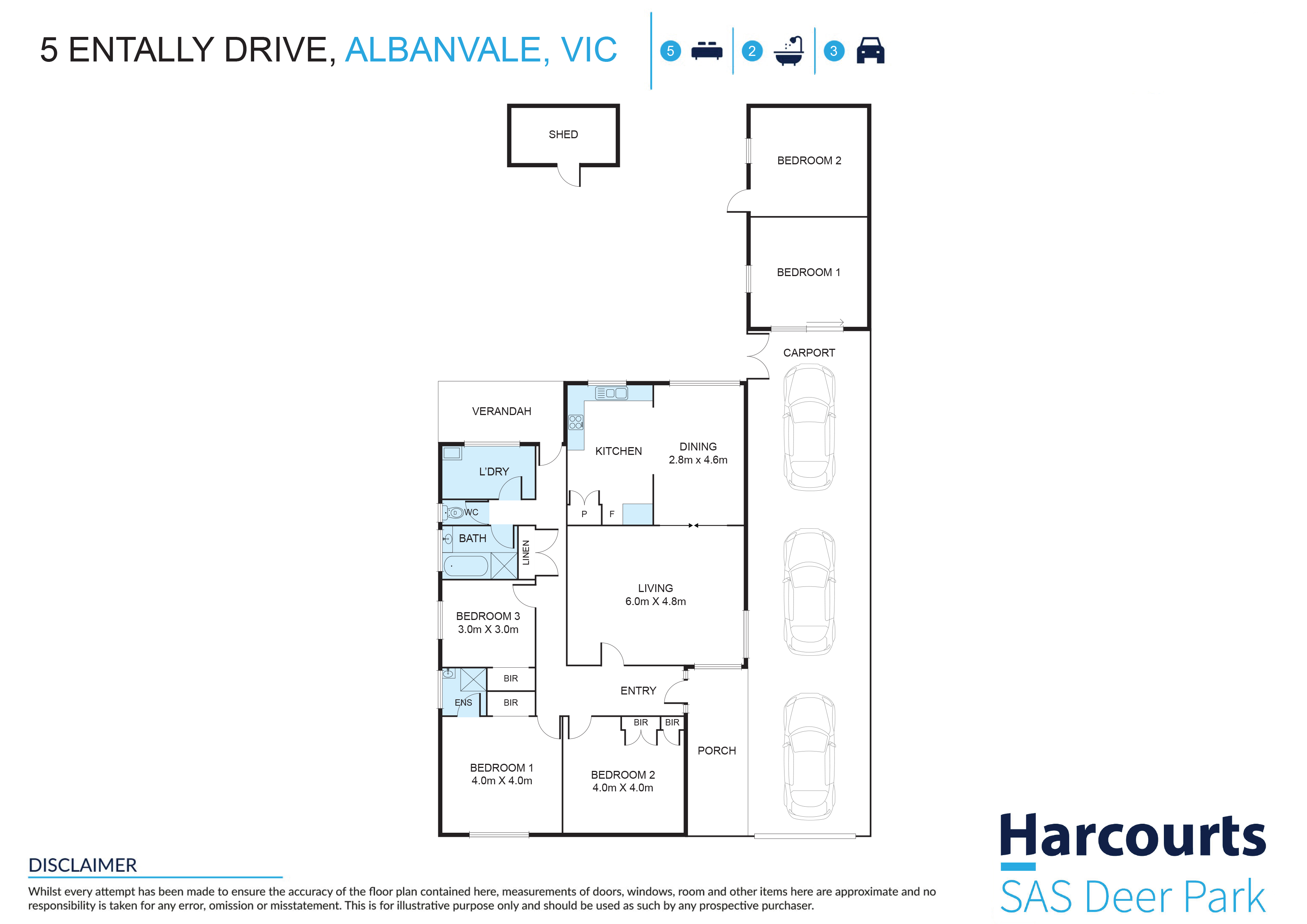 5 Entally Drive, ALBANVALE, VIC 3021 - House for Sale - harcourts.net